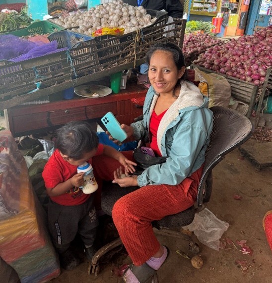 Vilmas Sono, client of Santa Isabel, Peru - ENVEST